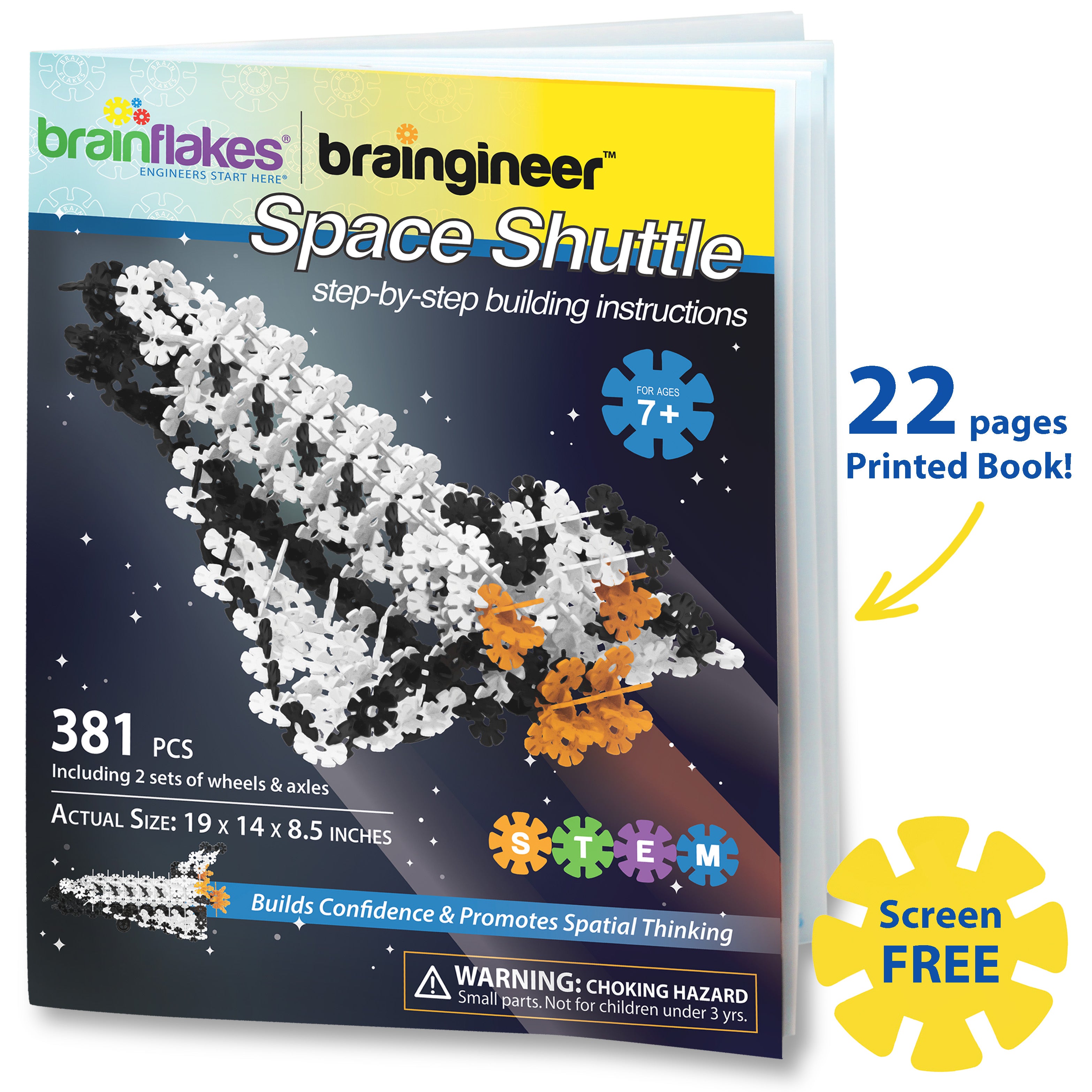 Space Shuttle Building Instructions | PRINTED BOOKLET – Brain Flakes