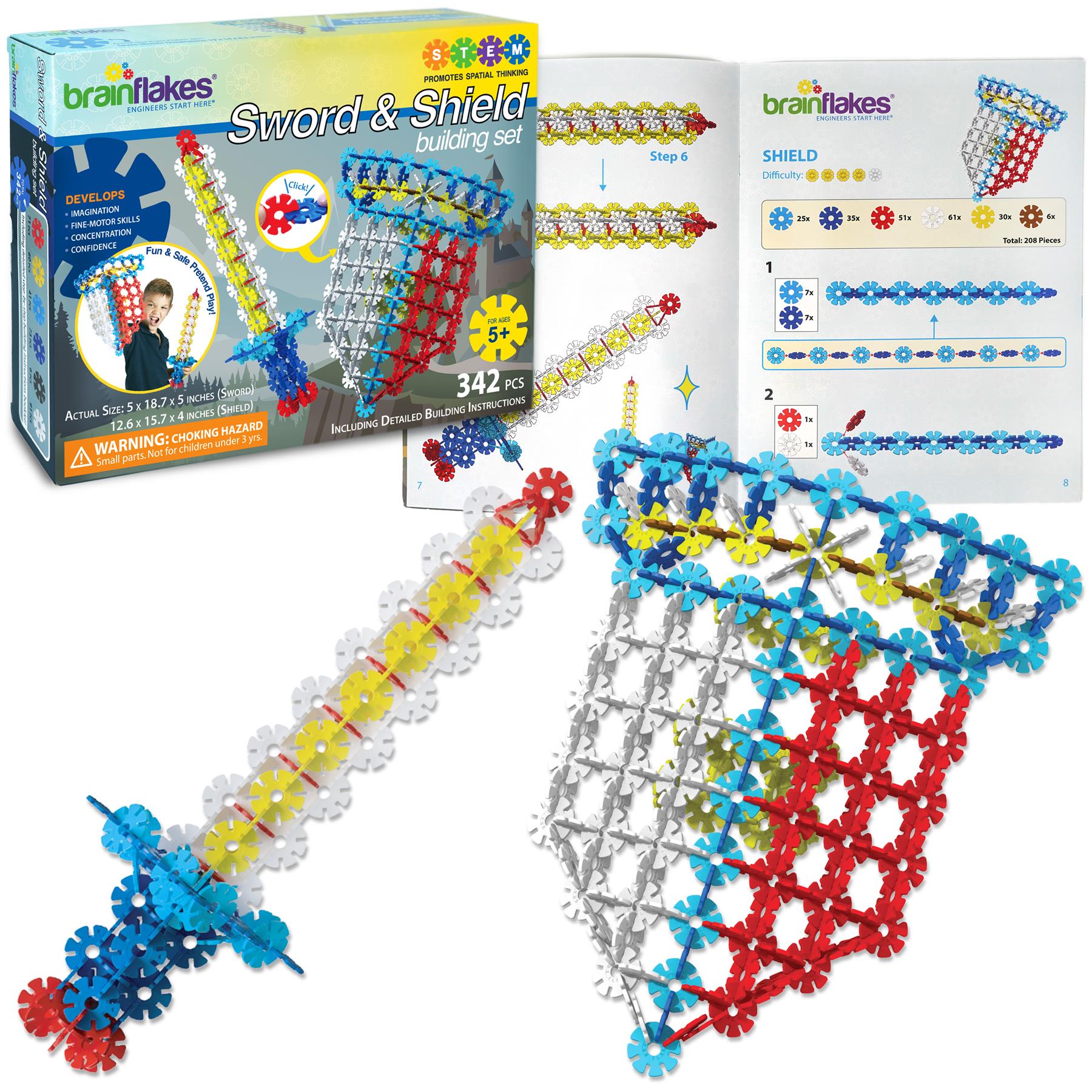 Sword & Shield Building Set with Detailed Step by Step Instructions Bo ...