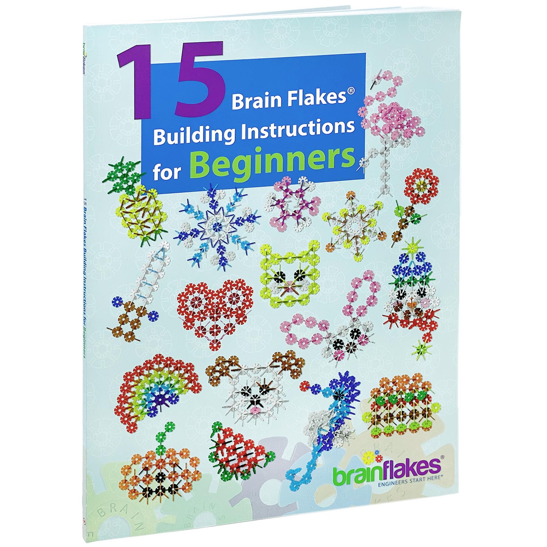 15 in 1 Brain Flakes Building Instructions For Beginners | PRINTED BOO