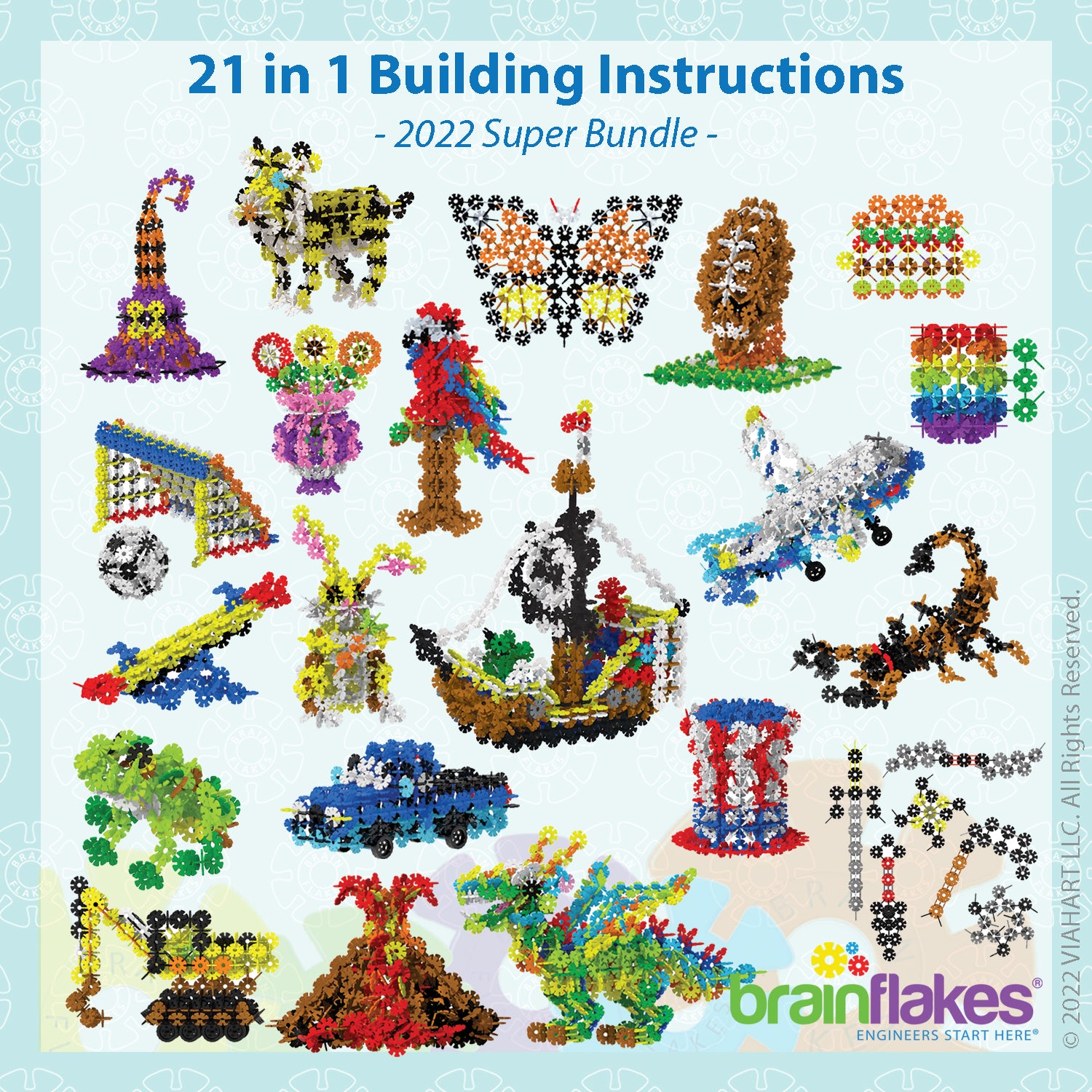 21 in 1 DIGITAL Building Instructions Super Bundle | All 2022 Designs ...