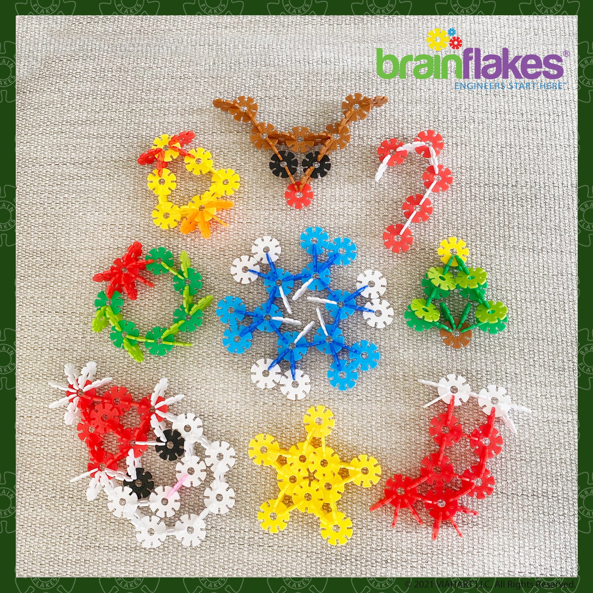 Holiday Ornaments Building Guide Brain Flakes